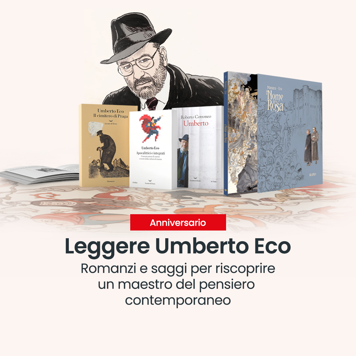 Umberto Eco: i romanzi e i saggi da non perdere