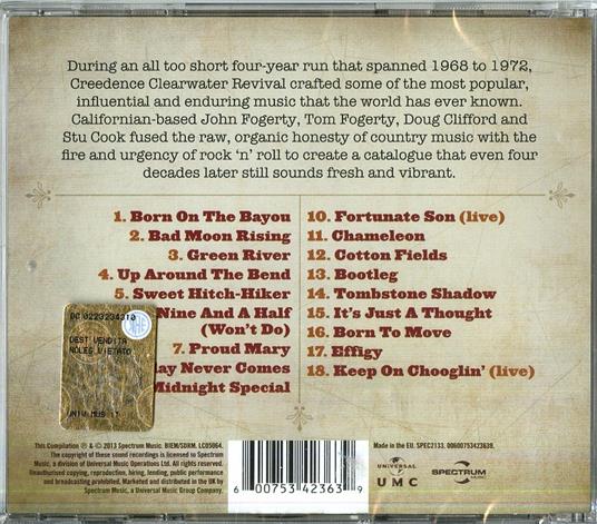Bad Moon Rising. The Collection - Creedence Clearwater Revival - CD | IBS