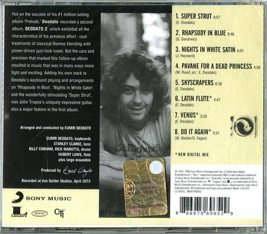 Deodato 2 - Eumir Deodato - CD | IBS
