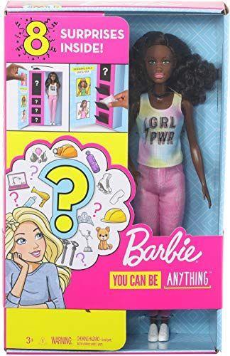 Barbie- Carriere a Sorpresa Bambola e 2 Outift Geologa e Toelettatrice Giocattolo per Bambini 3 ...
