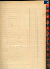 Libro mastro alfabetico (A/Z - Libro Usato - ND - | IBS