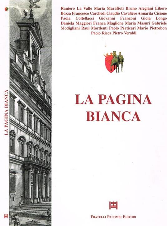 La Pagina Bianca - Libro Usato - Fratelli Palombi - | IBS