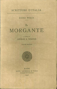 Il Morgante - Luigi Pulci - Libro Usato - Laterza - Scrittori d'Italia ...
