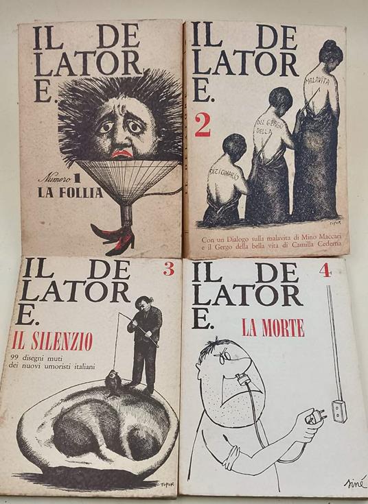 Il Delatore- Numeri 1-2-3-4- - Libro Usato - La Cartaccia - | IBS