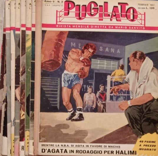 Pugilato Rivista mensile N.1,2,3,4,5,6,7,8,9,10,11 anno 1957 - Mario ...