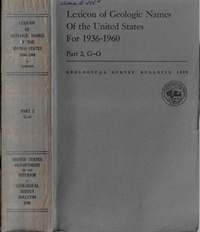 Lexicon of geologic Names of the United States for 1936-1960 Parte 2, G ...