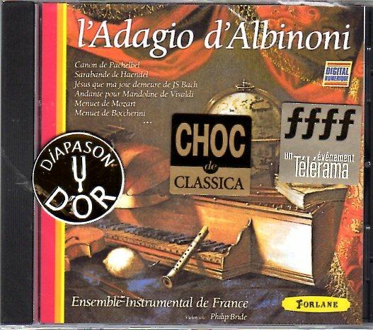 L'adagio di Albinoni - Tomaso Giovanni Albinoni - CD | IBS