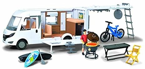 Dickie Toys Camper Set Con Camper Hymer In Scala 1 24, Personaggio E ...