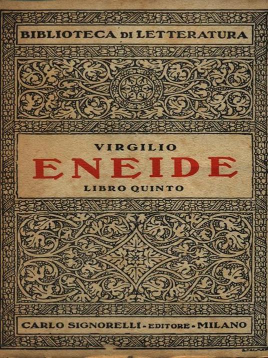 Eneide. Libro quinto - Publio Virgilio Marone - Libro Usato - Carlo ...