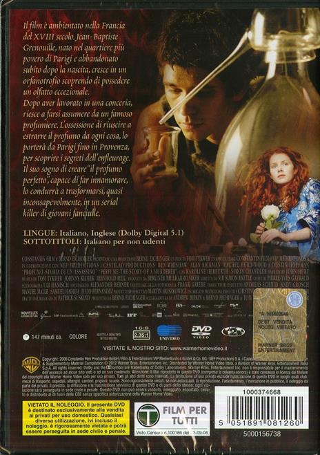 Profumo. Storia di un assassino (DVD) - DVD - Film di Tom Tykwer ...