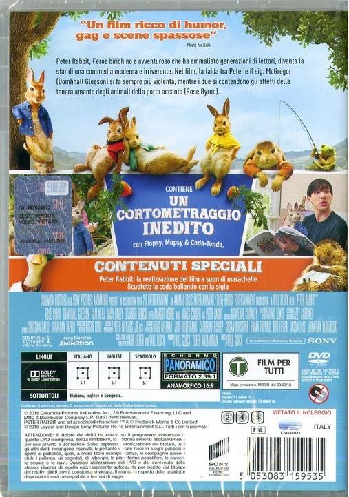 Peter Rabbit (DVD) - DVD - Film di Will Gluck Avventura | IBS