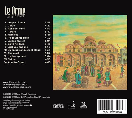 Le Orme & Friends. Collection - Le Orme - CD | IBS