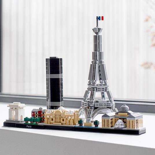 LEGO Architecture 21044 Parigi, con Torre Eiffel e Museo del Louvre ...