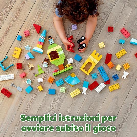 LEGO DUPLO 10914 Classic Deluxe Contenitore di Mattoncini Grande, Giochi Educativi per Bambini ...