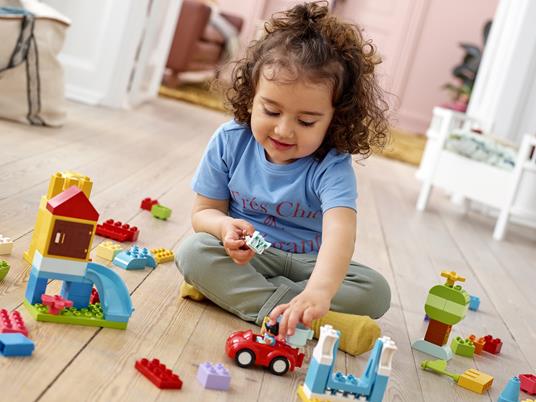 LEGO DUPLO 10914 Classic Deluxe Contenitore di Mattoncini Grande, Giochi Educativi per Bambini ...