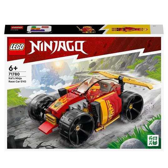 LEGO NINJAGO 71780 Auto da Corsa Ninja di Kai - EVOLUTION, Set 2in1 con ...
