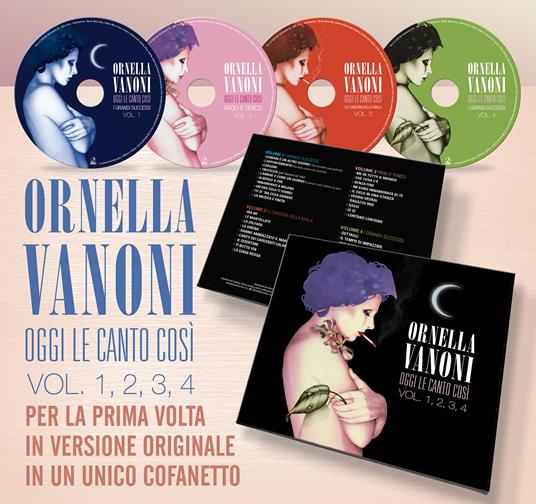 Oggi le canto così vols. 1, 2, 3, 4 (4 CD Box Set) - Ornella Vanoni - CD | IBS