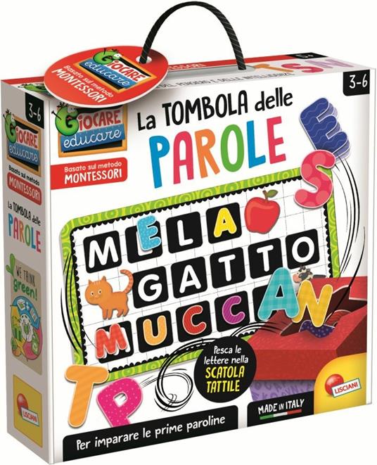 Montessori Laboratorio Dell'alfabeto E Prima Scrittura - Lisciani ...