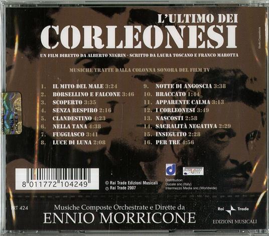 L'ultimo Dei Corleonesi (Colonna sonora) - Ennio Morricone - CD | IBS