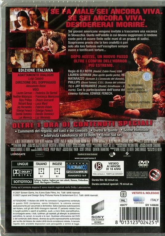 Hostel Part 2 Dvd Cover