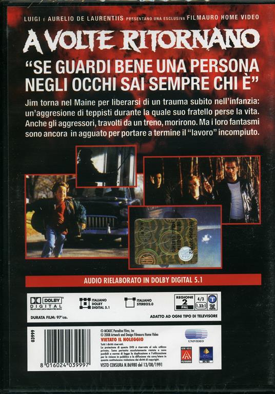 A volte ritornano - DVD - Film di Tom McLoughlin Fantastico | IBS
