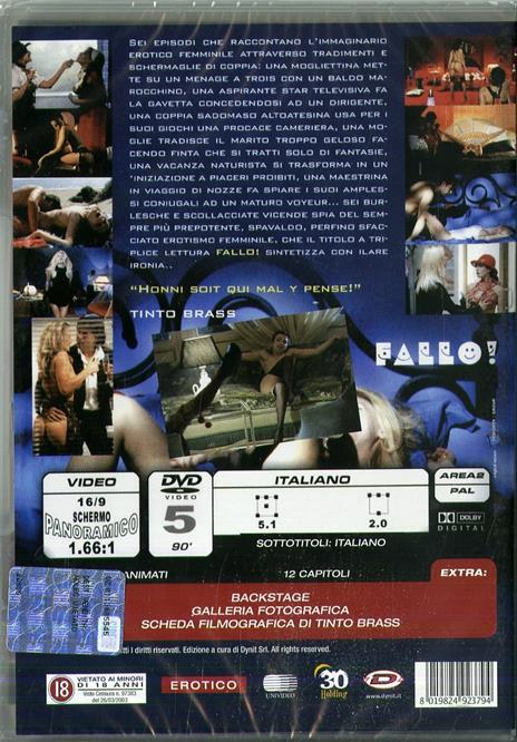 Fallo! (DVD) - DVD - Film di Tinto Brass Commedia | IBS