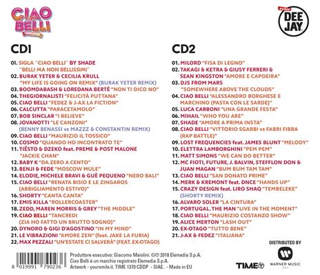 Radio Deejay presenta Ciao belli Compilation - CD | IBS