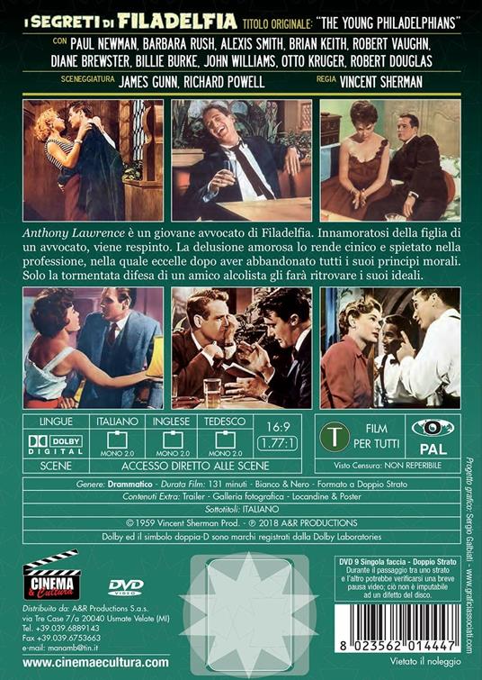 I segreti di Filadelfia (DVD) - DVD - Film di Vincent Sherman ...