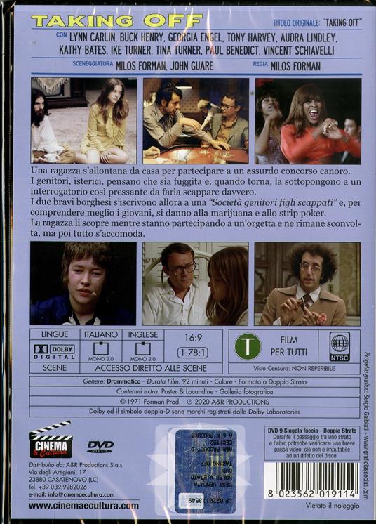 Taking Off (DVD) - DVD - Film di Milos Forman Commedia | IBS