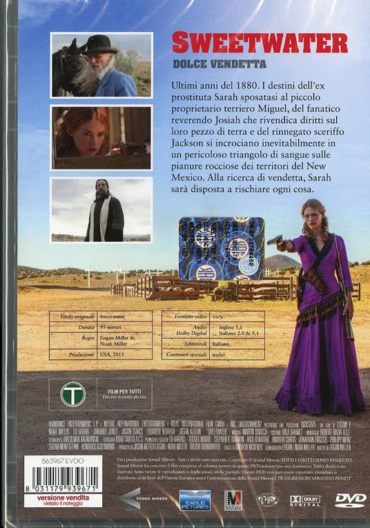 Sweetwater. Dolce vendetta - DVD - Film di Logan Miller , Noah Miller ...