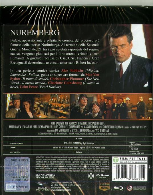 Nuremberg (DVD + Blu-ray) - DVD + Blu-ray - Film di Yves Simoneau ...