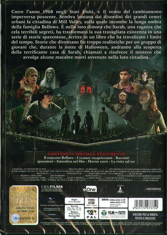 Scary Stories to Tell in the Dark (DVD) - DVD - Film di André Øvredal ...