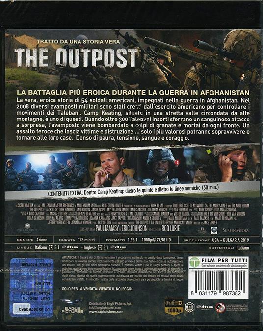 The Outpost (Blu-ray) - Blu-ray - Film di Rod Lurie Avventura | IBS