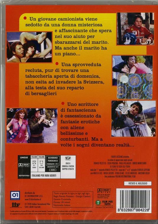 Io tigro, tu tigri, egli tigra - DVD - Film di Giorgio Capitani ...