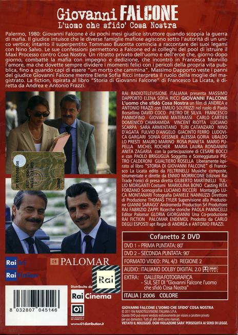 Giovanni Falcone. L'uomo che sfidò Cosa Nostra (2 DVD) - DVD - Film di ...
