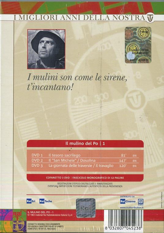 Il mulino del Po (3 DVD) - DVD - Film di Sandro Bolchi Drammatico | IBS