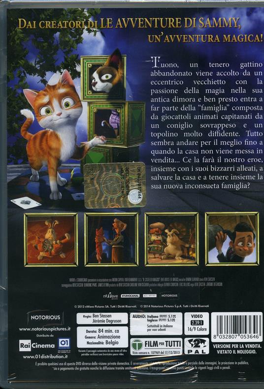 Il castello magico - DVD - Film di Ben Stassen , Jeremy Degruson ...