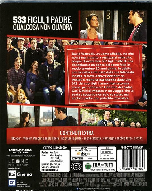 Delivery Man Dvd Cover