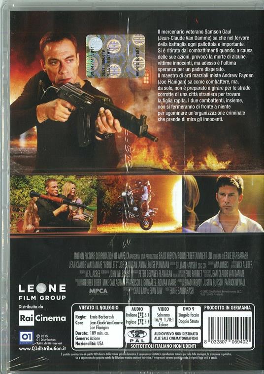 6 Bullets (DVD) - DVD - Film di Barbarash Ernie Avventura | IBS