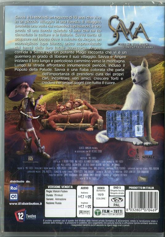 Savva (DVD) - DVD - Film di Maksim Fadeev Animazione | IBS