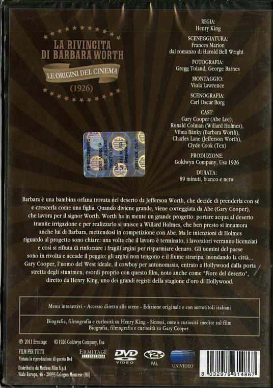 La rivincita di Barbara Worth - DVD - Film di Henry King Drammatico | IBS