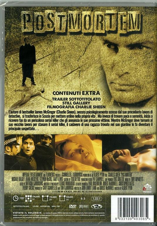 Postmortem. Indagine ad alto rischio - DVD - Film di Albert Pyun Giallo | IBS