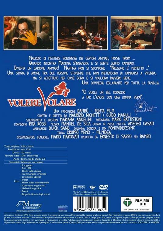 Volere volare (DVD) - DVD - Film di Guido Manuli , Maurizio Nichetti ...