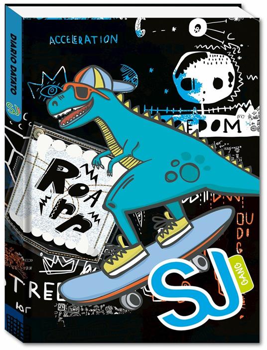 Diario Seven Sj Gang Animali-flip Boy-girl 10 Mesi Datato - Seven ...