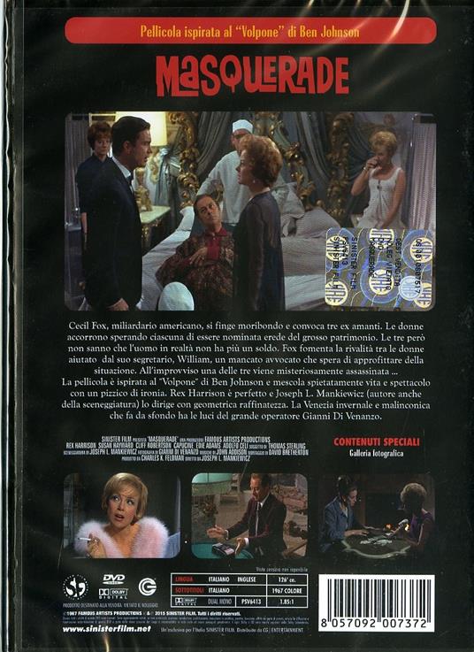 Masquerade - DVD - Film di J.Leo Mankiewicz Commedia | IBS