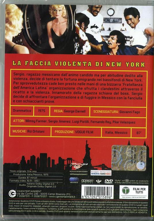 La faccia violenta di New York (DVD) - DVD - Film di George Darnell ...