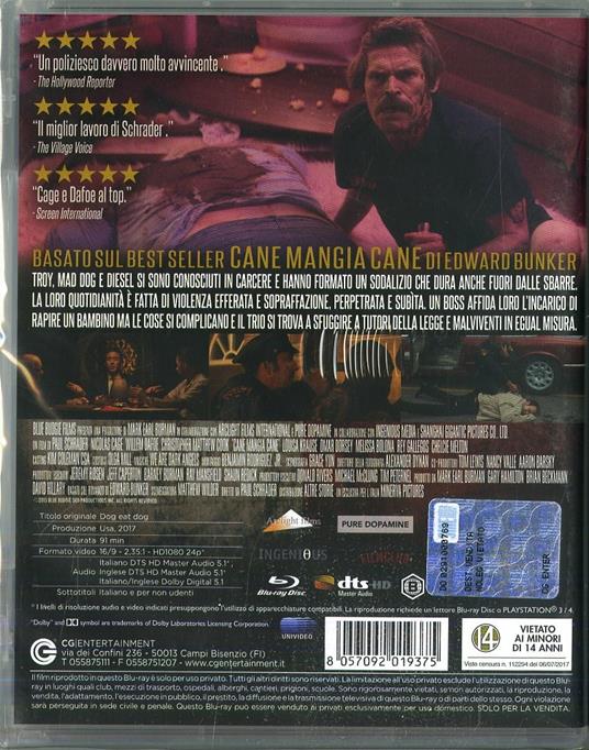 Cane mangia cane (Blu-ray) - Blu-ray - Film di Paul Schrader Avventura ...