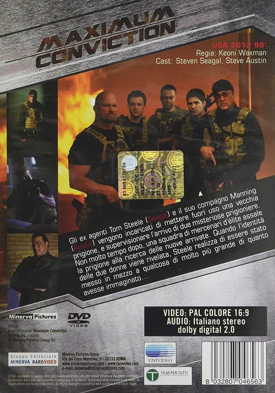 Maximum Conviction Dvd Cover