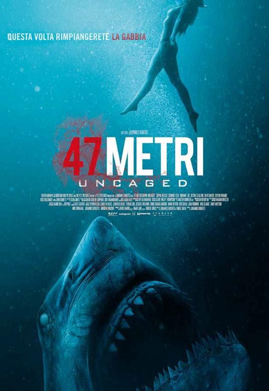 47 metri Uncaged (DVD) - DVD - Film di Johannes Roberts Fantastico | IBS