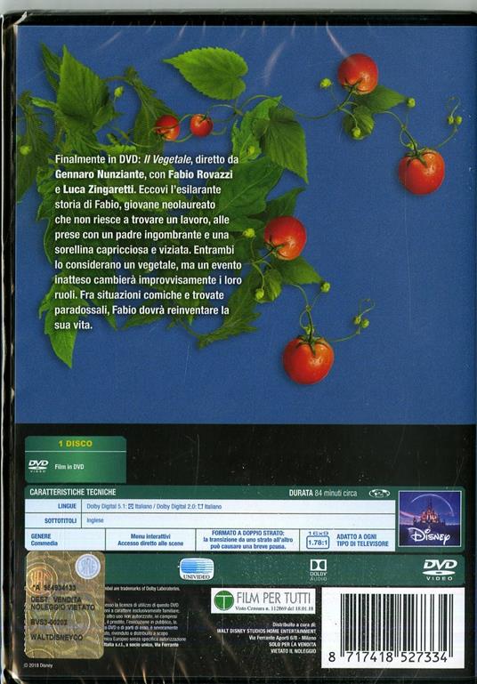 Il vegetale - DVD - Film di Gennaro Nunziante Commedia | IBS